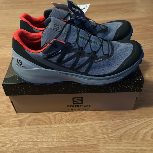 Salomon | Shoes | Salomon Mens Sense Ride 4 Invisible Goretex Gtx Size ...
